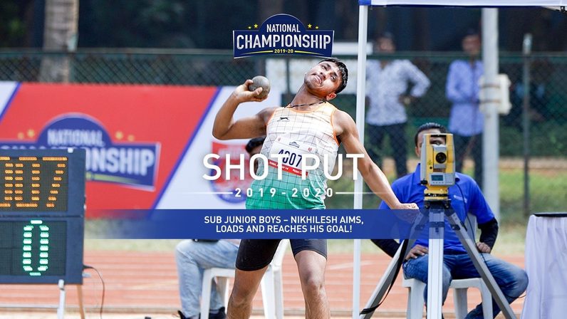 Nikhilesh Bosses Over The Competition With A Throw Of 16.21 Mt To Win Gold
